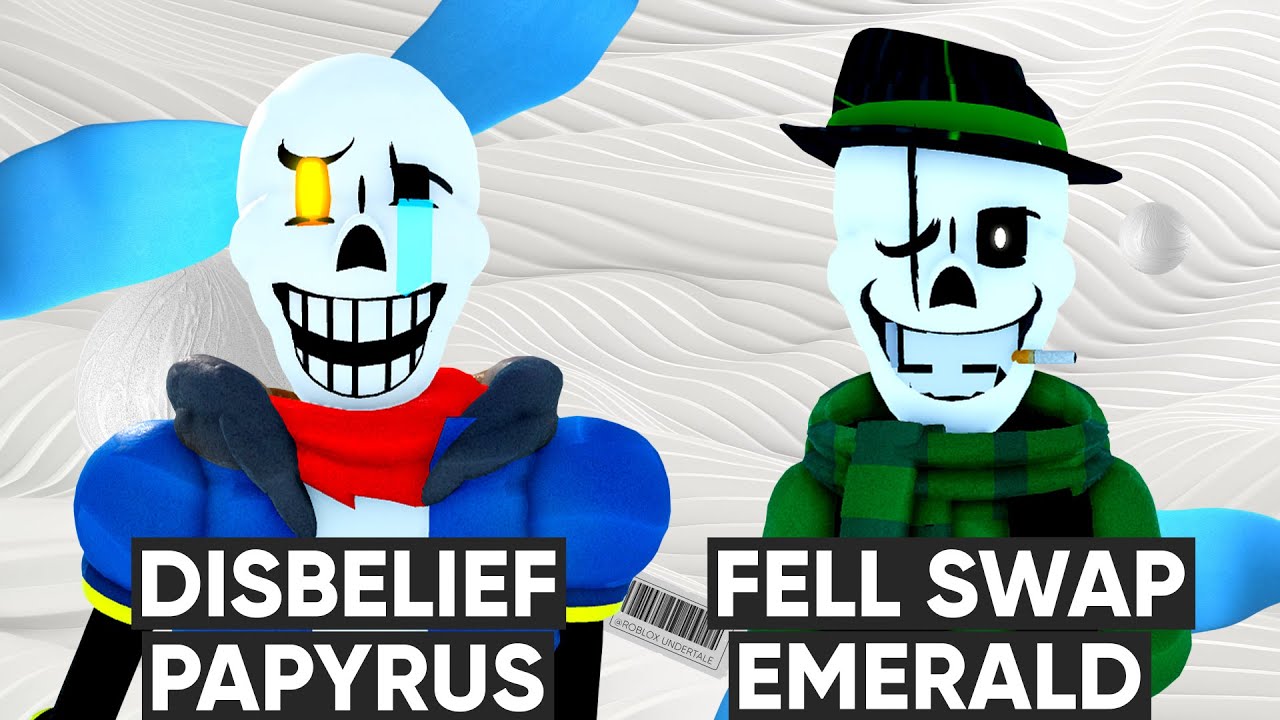 Roblox | Ultimate Au Showdown | Disbelief Papyrus and FellSwap Emerald ...