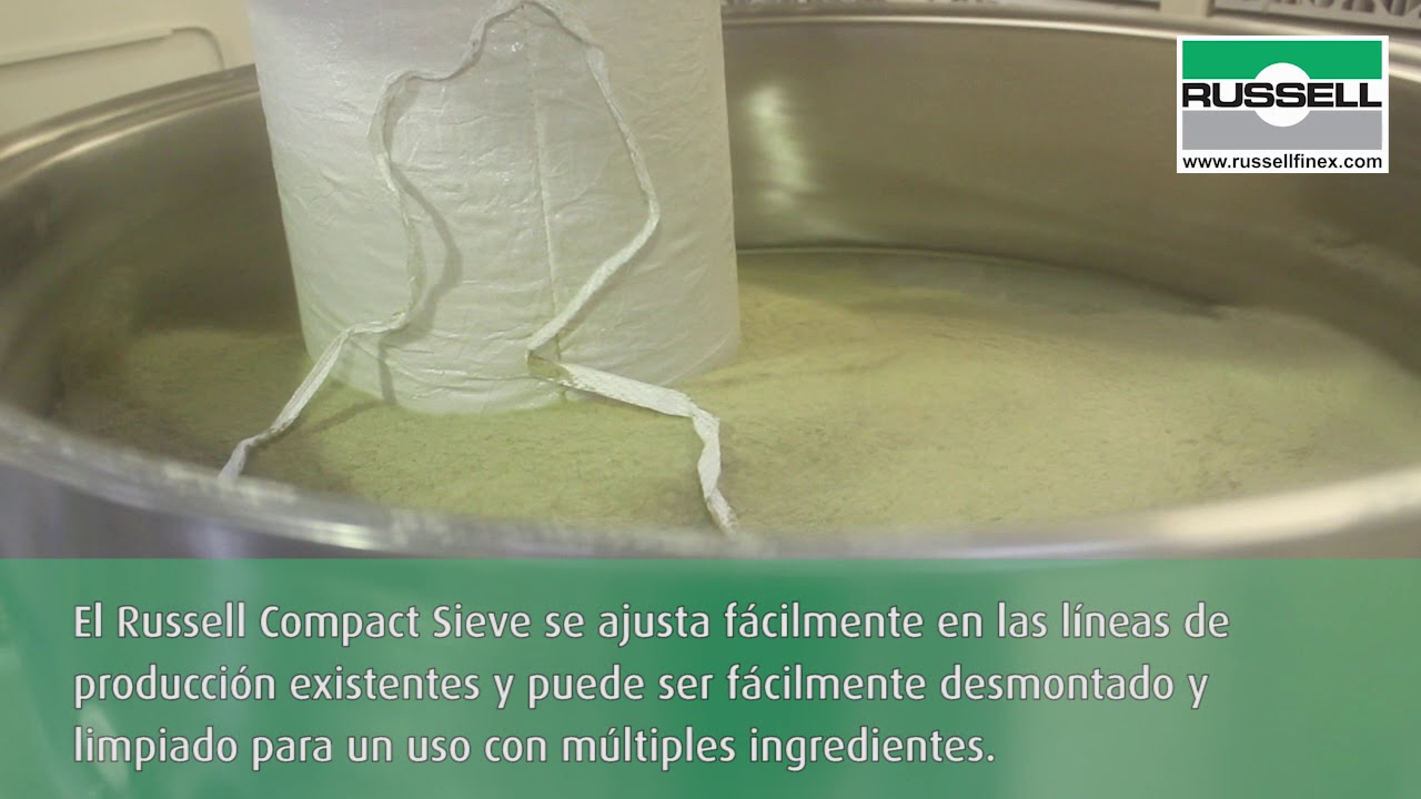 Tamiz industrial para polvos de alimentación animal - YouTube
