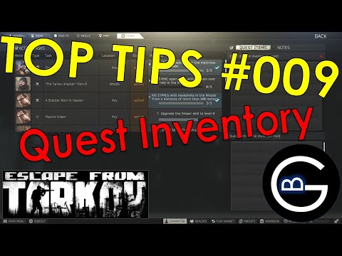 The Quest Inventory || Tarkov Top Tips #009 - YouTube
