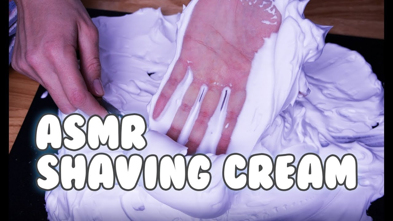 4K ASMR | Shaving Cream (Ultra HD) - YouTube