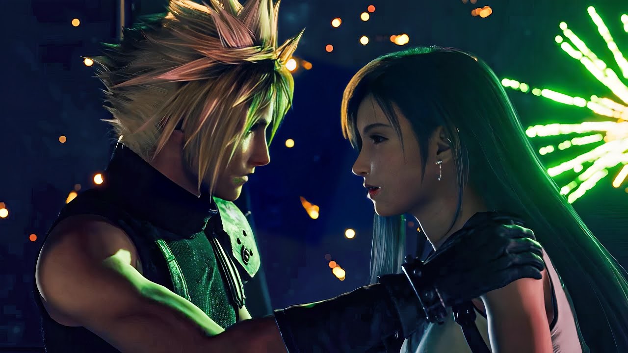 Final Fantasy VII Cloti Moments: Gold Saucer Gondola Kiss (#CloTi # ...