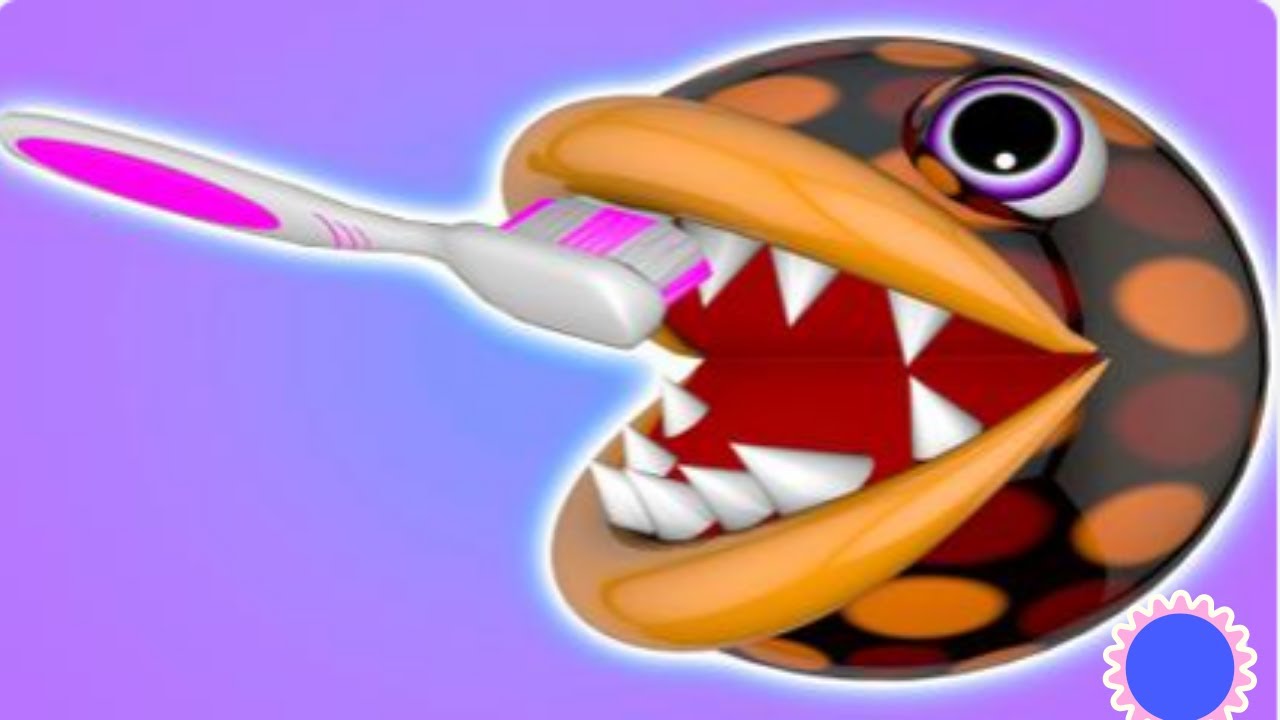 Brush Your Teeth with Pacman | Fun Educational Cartoon for Kids ...