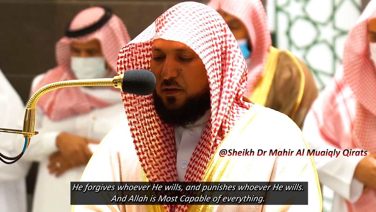 Glorious Recitation By Sheikh Maher Al Muaiqly from Surah Baqarah ...