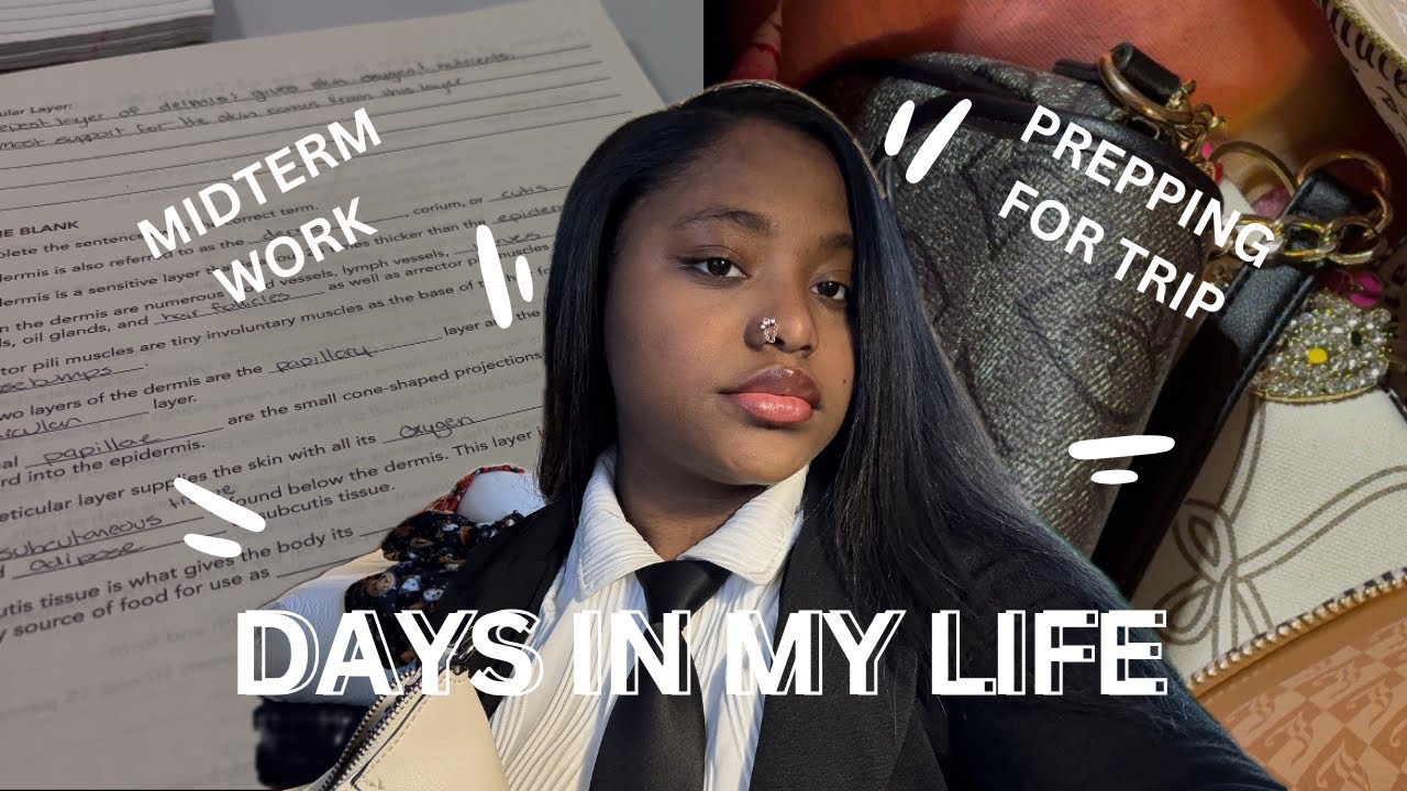 PRODUCTIVE (kinda) Days in my life | Homework, studying, & packing!! - YouTube