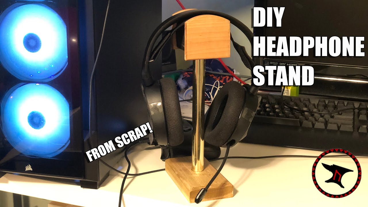 Simple Headphone Stand From Scrap! | Easy DIY Christmas Gift - YouTube
