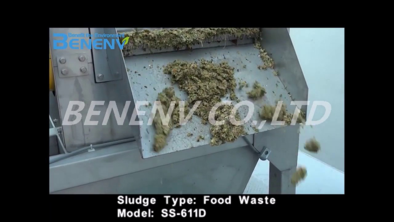 6 Food Waste Dewatering SS611D - YouTube