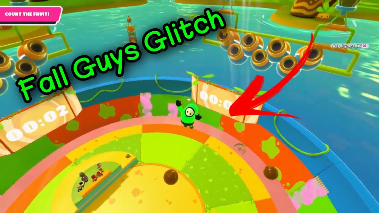 I finally did the Glitch! -Fall guys - YouTube