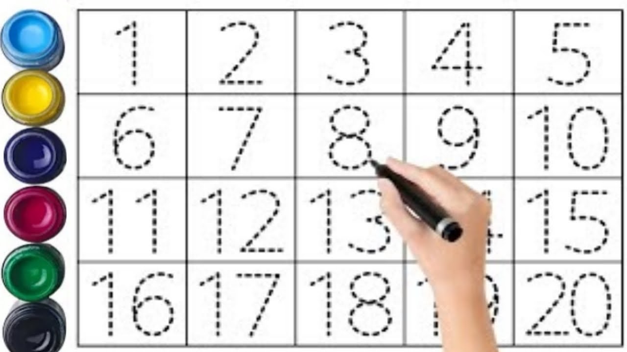 123 Numbers, 1234, Count to 100, 1 to 100 counting, Learn to count ...