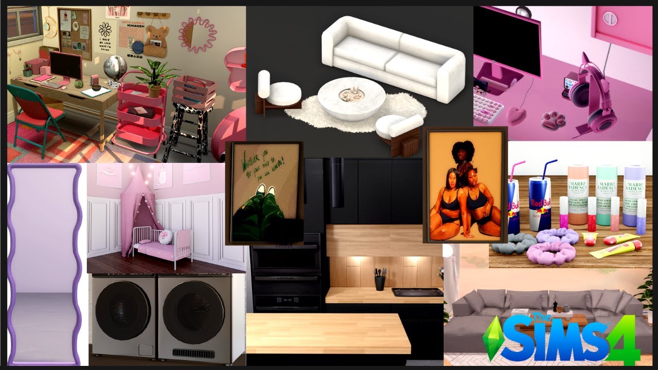 CC SHOPPING | BUILD/BUY AND CLUTTER ITEMS || SIMS 4 - YouTube