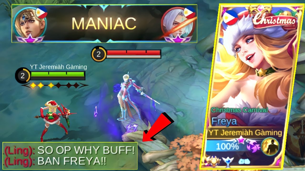 FREYA BUFF OR NERF? | FREYA REVAMP CHRISTMAS CARNIVAL IS HERE! | TOP ...