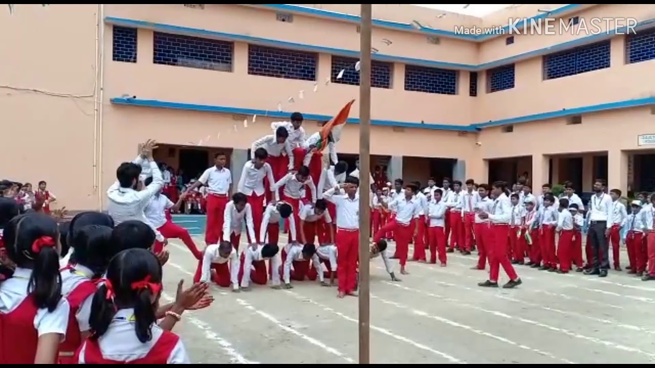 Pyramid show at GBM School - YouTube