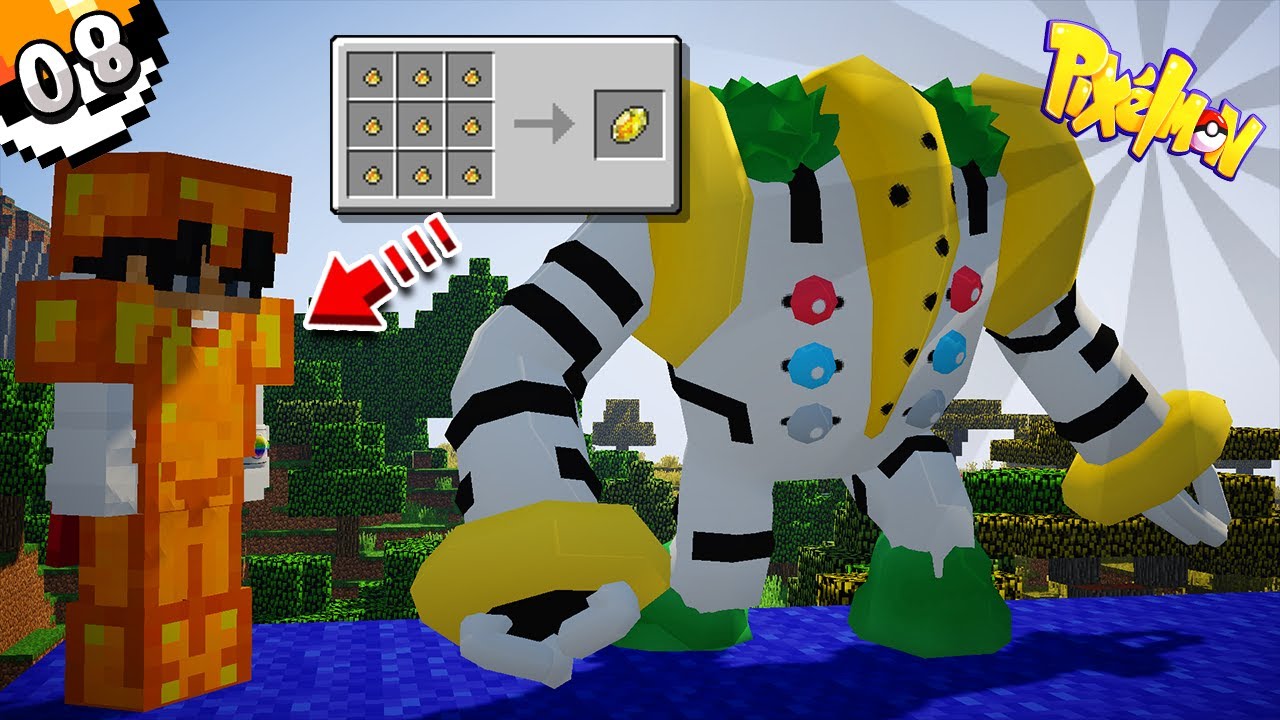 Membuat Full Set Fire Stone Armor & Mendapatkan Regigigas! - Minecraft ...