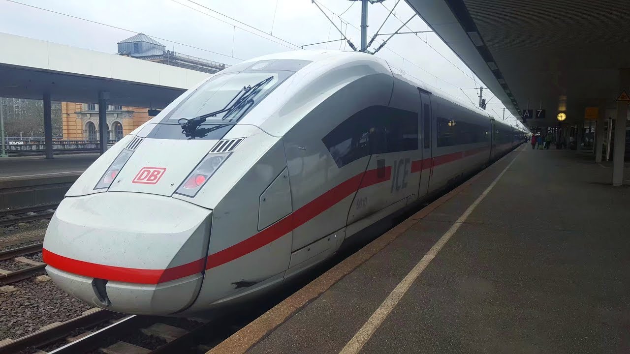 ICE 4 in Hannover Hbf: ICE576 Hamburg-Altona - YouTube