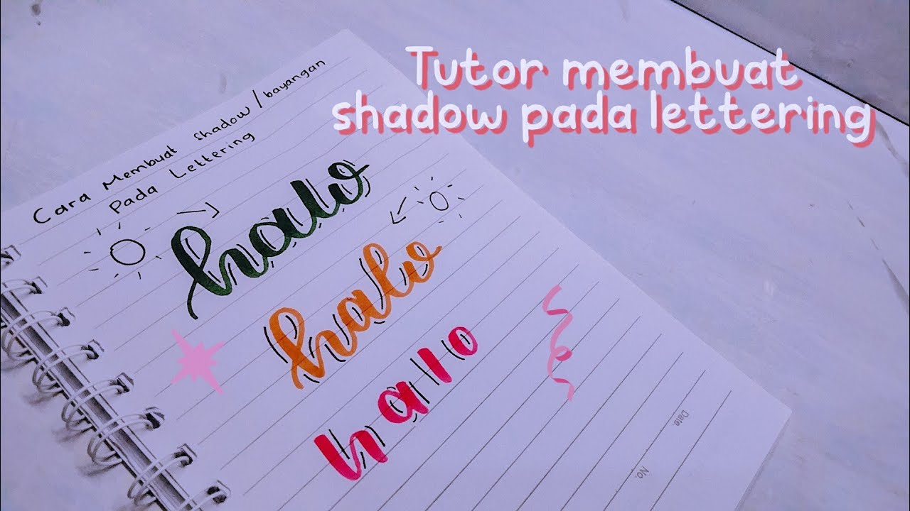 Tutorial membuat shadow atau bayangan pada lettering | by @Wullstudies ...