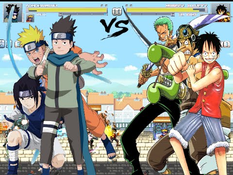 [Crow Sar Mugen 4v4 Simul 101] Konohamaru Sarutobi and Team 7 vs Team ...
