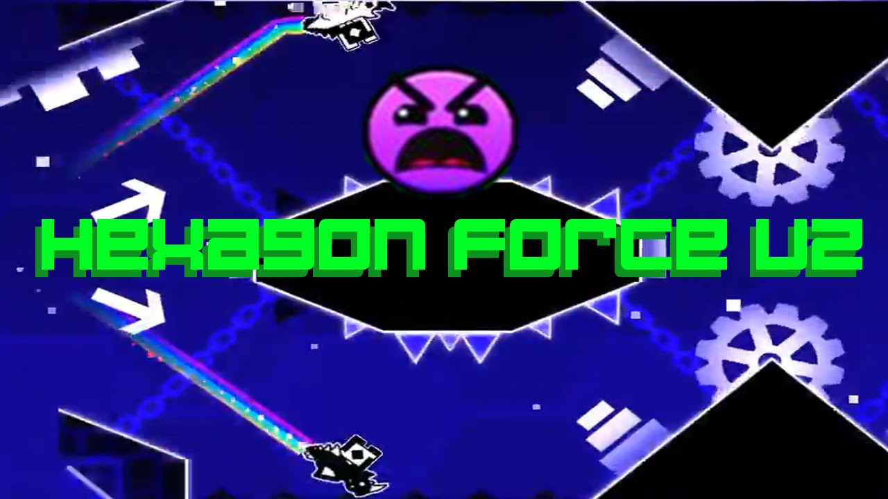 Geometry Dash - Hexagon Force V2 - By Findexi - YouTube