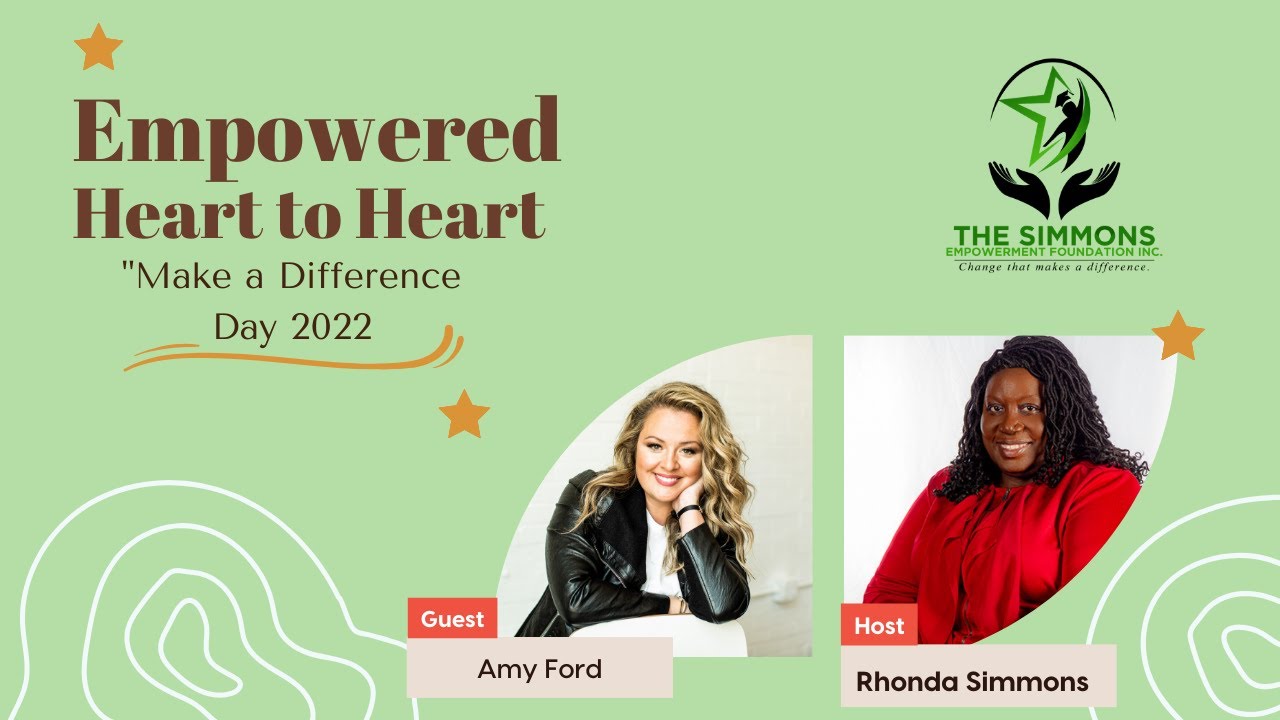 Make a Difference Day with Amy Ford of Embrace Grace - YouTube