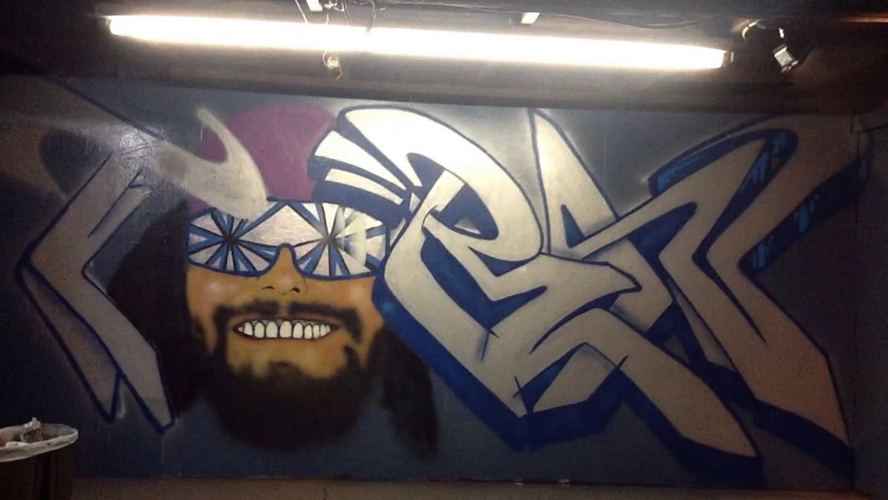 Graffiti garage 14 macho man - YouTube