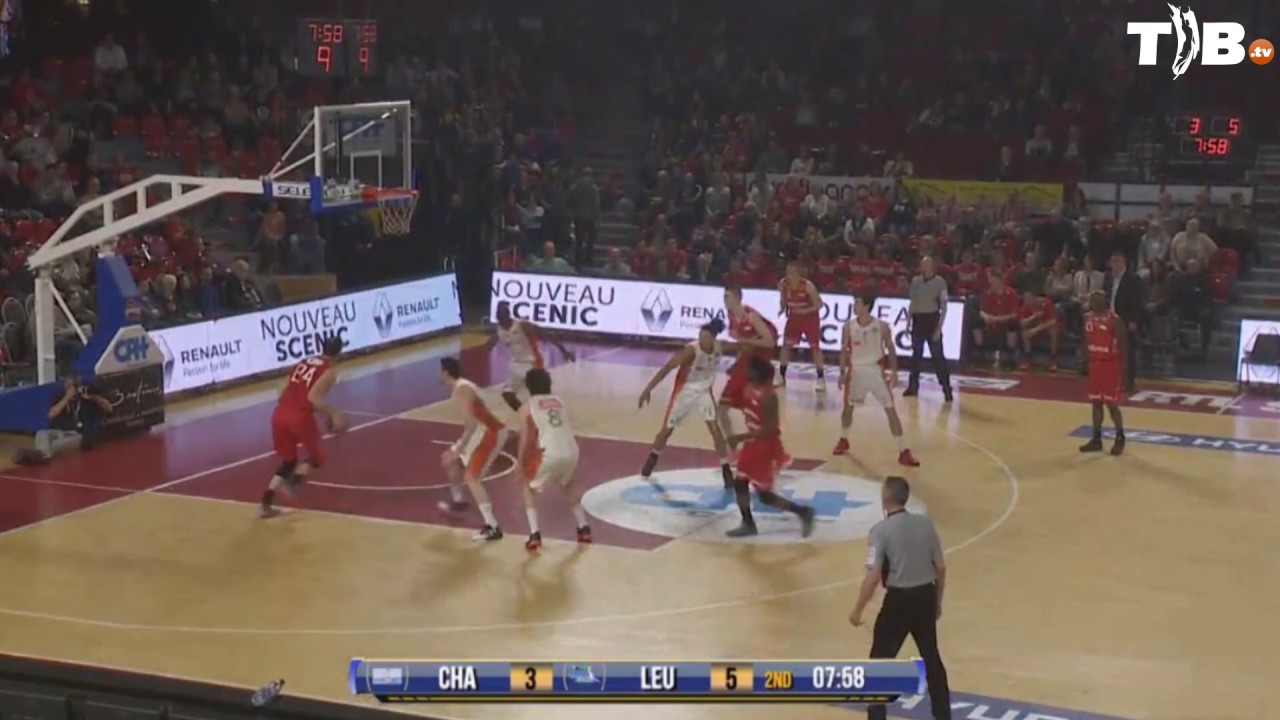 Ivan Radenovic (Spirou Charleroi) - Player Of The Game vs Leuven - YouTube