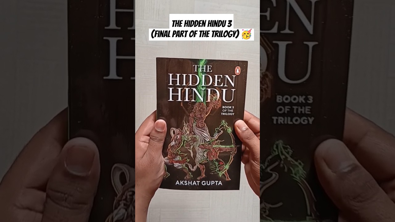 Book Unboxing:THE HIDDEN HINDU 3 (FINAL PART OF THE TRILOGY) #shorts # ...