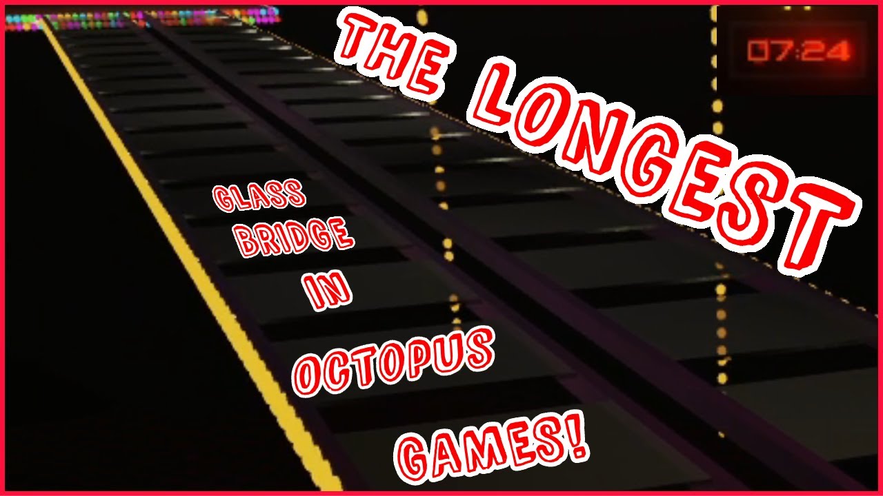 Making a Long Glass Bridge as Frontman in Octopus Games! - YouTube