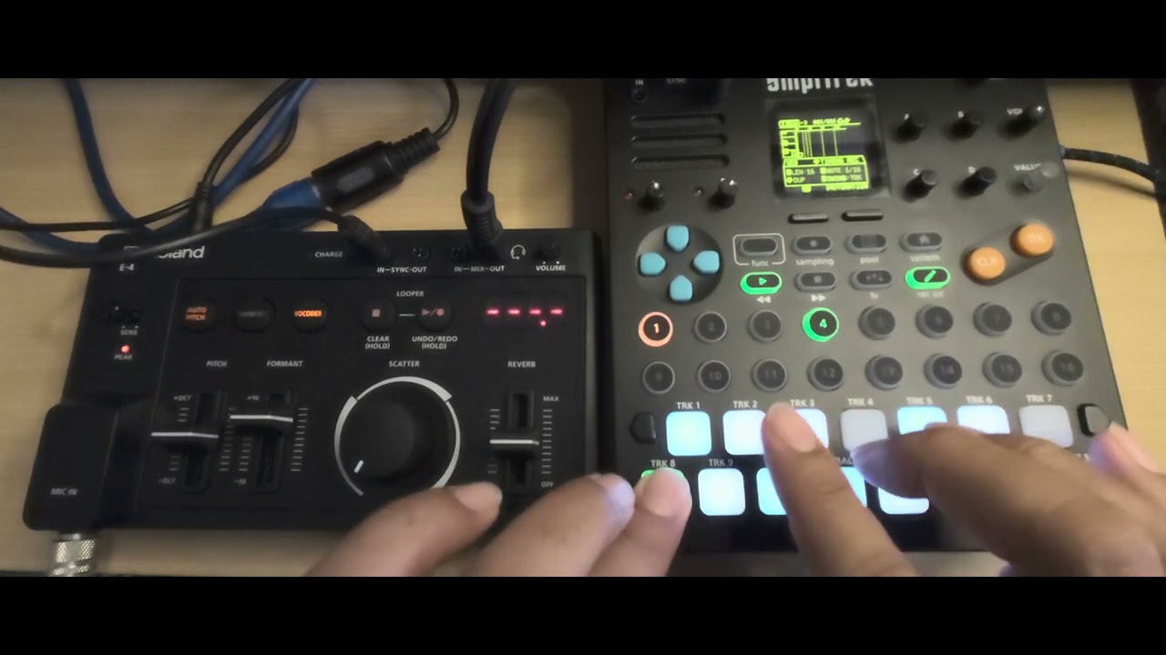 SmplTrek + E-4 Voice Tweaker Micro VOCODER - YouTube