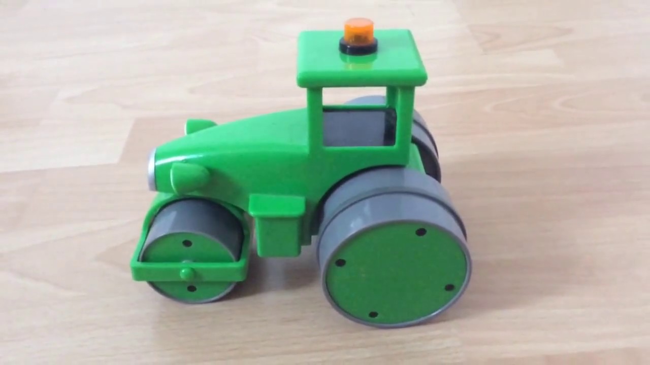Children's Green Toy Road Roller #toysworlduk #roadroller - YouTube