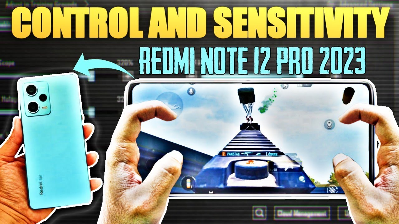 Redmi Note 12 Pro Controls & Sensitivity Settings 🔥 | 4 Finger Full ...