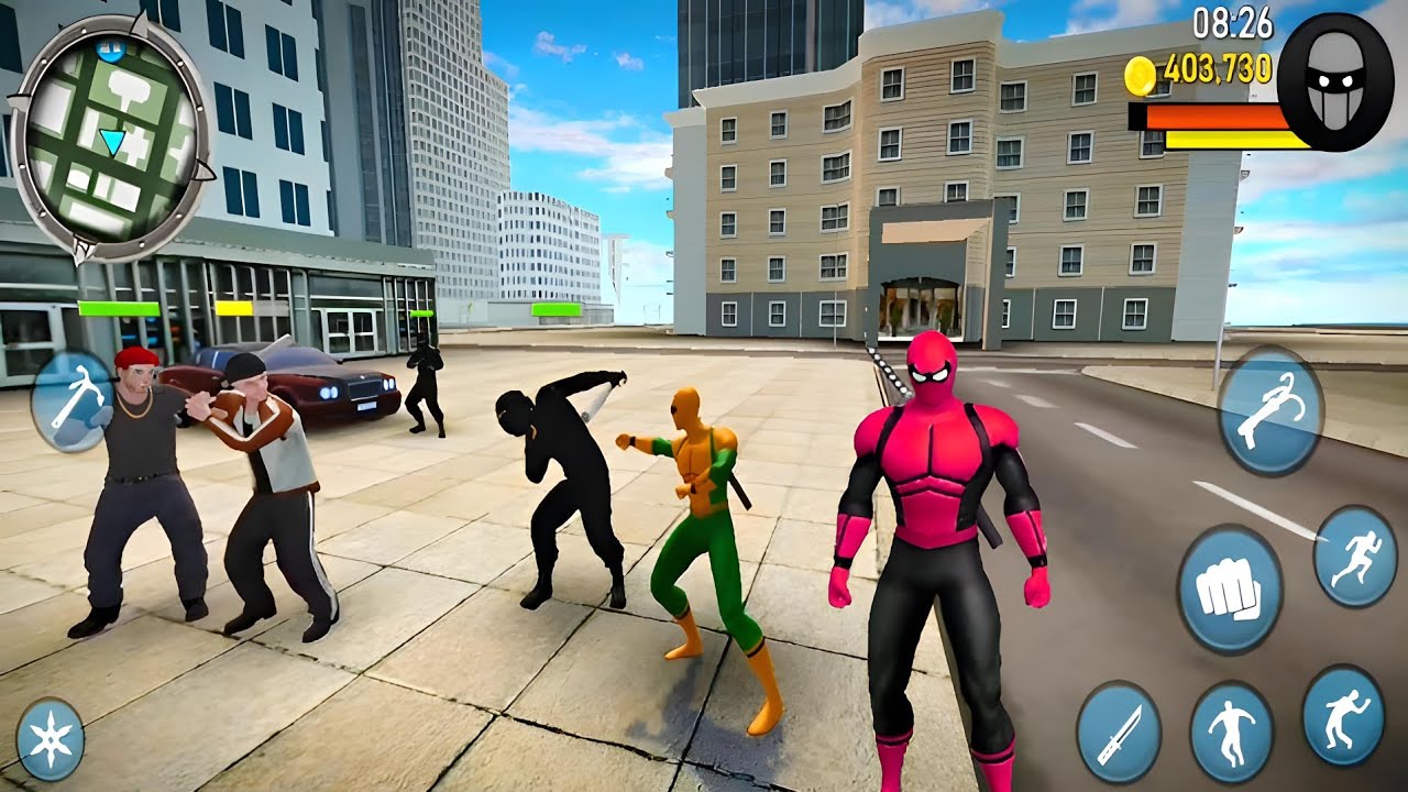 Blue ninja🥷Game Blue Ninja Spider Gangstar Crime City 3D Part #39 - New ...