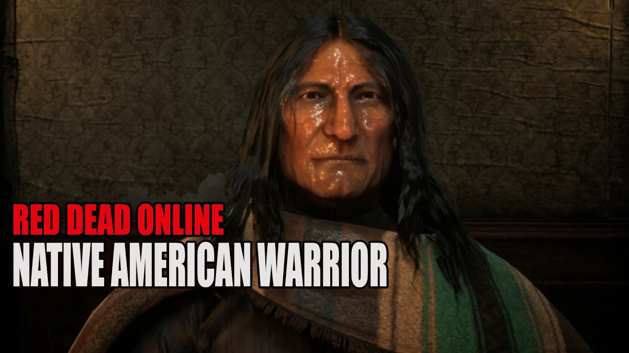 Red dead online Native American Chief character - YouTube