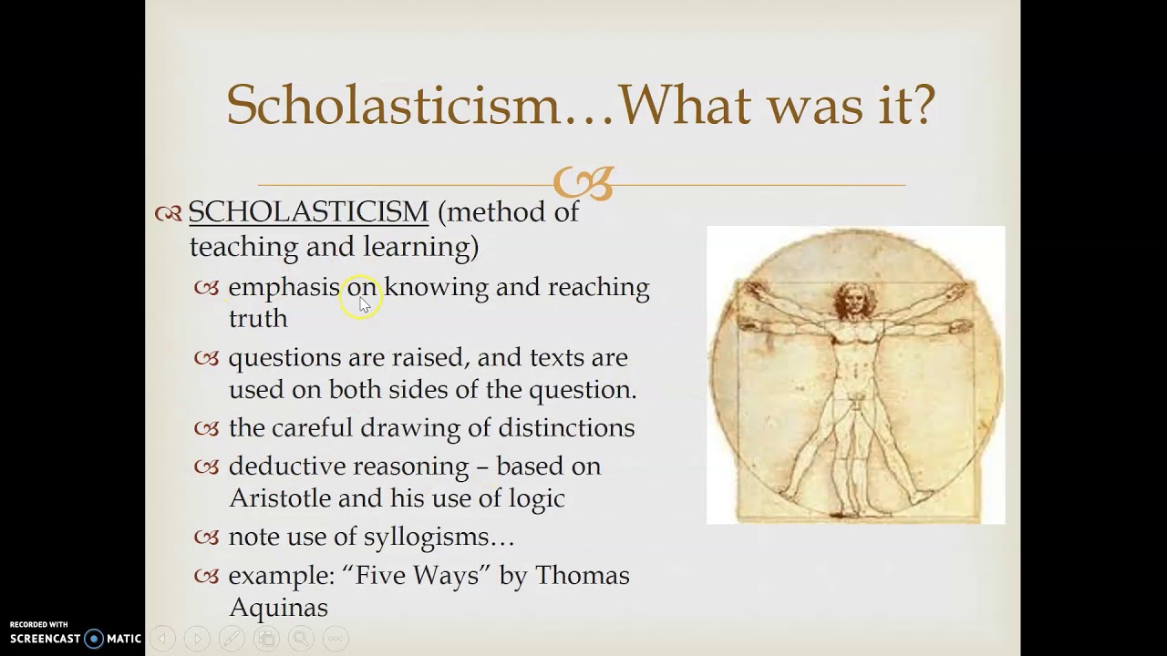 Scholasticism and Thomas Aquinas - YouTube