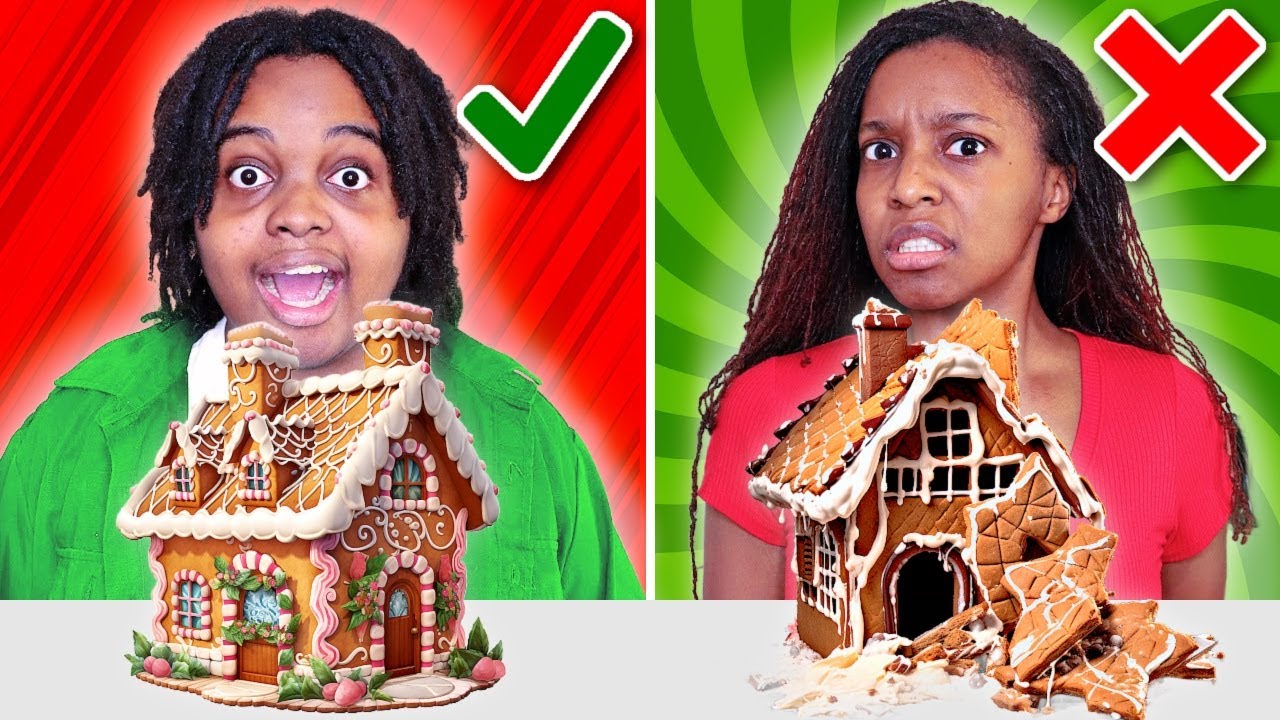 INSANE Gingerbread House CHALLENGE - YouTube