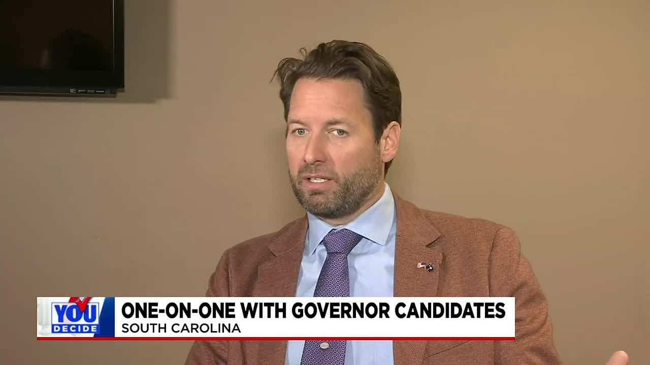 One-on-one with Democratic candidate for SC governor Joe Cunningham ...