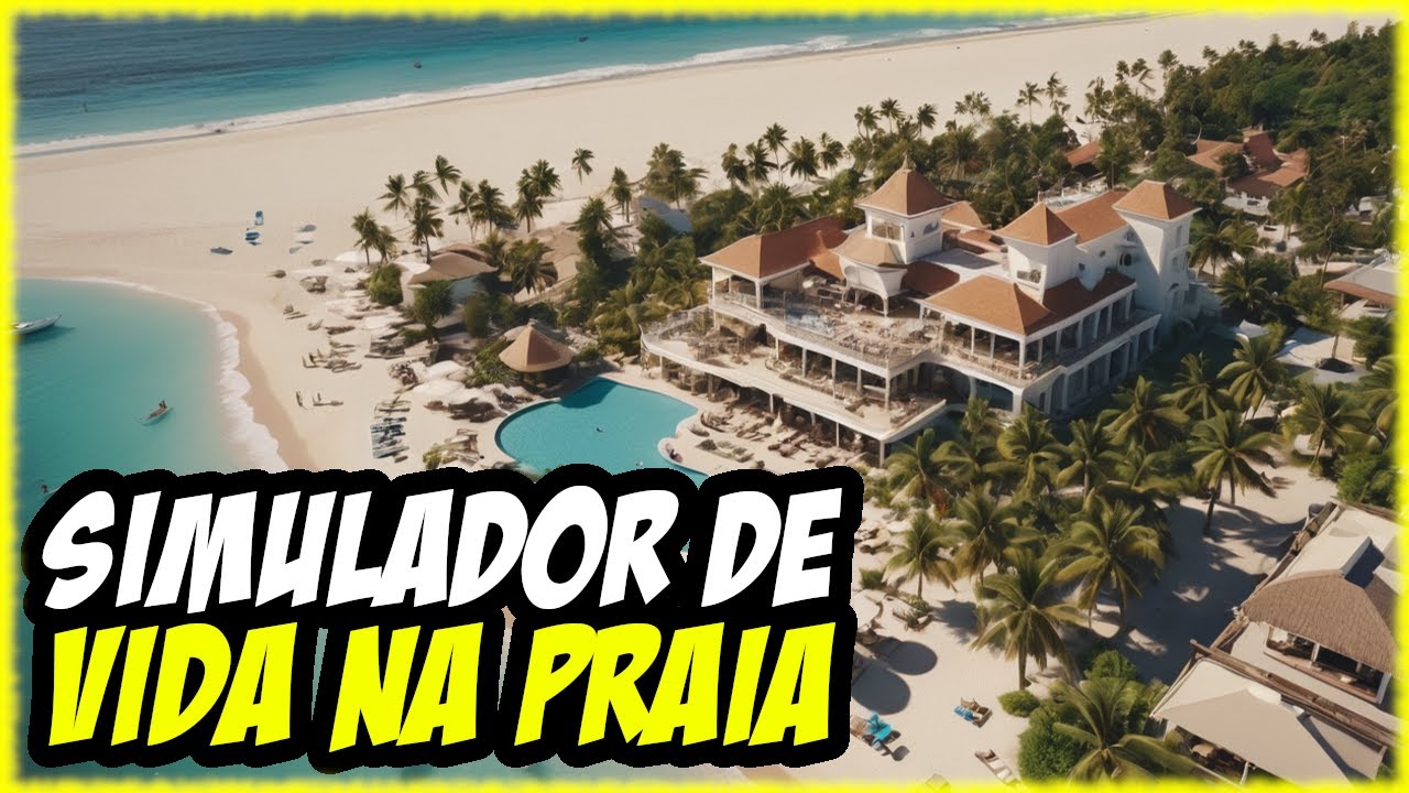 LARGUEI TUDO E COMECEI UMA NOVA VIDA NA PRAIA | BEACH CLUB SIMULATOR ...