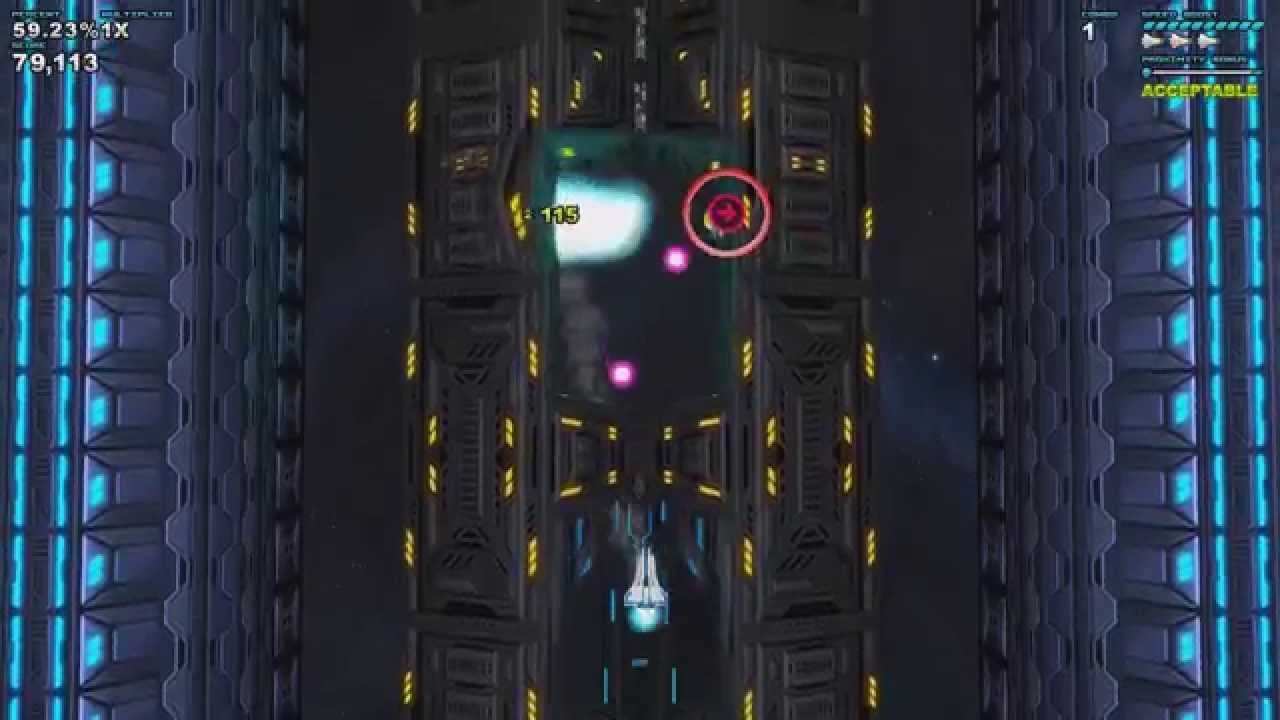 Rhythm Destruction, a unique blend of rhythm and scrolling-shooter ...