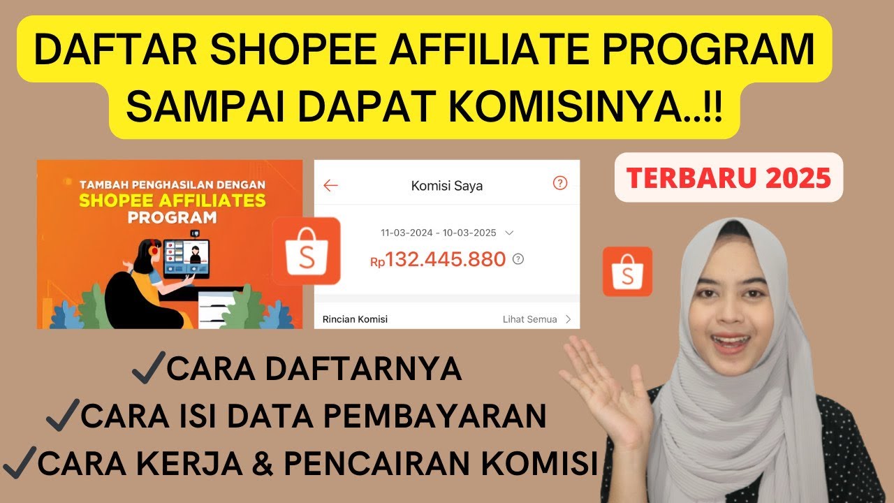 TERBARU!! CARA DAFTAR SHOPEE AFFILIATE PROGRAM UNTUK PEMULA SAMPAI ...