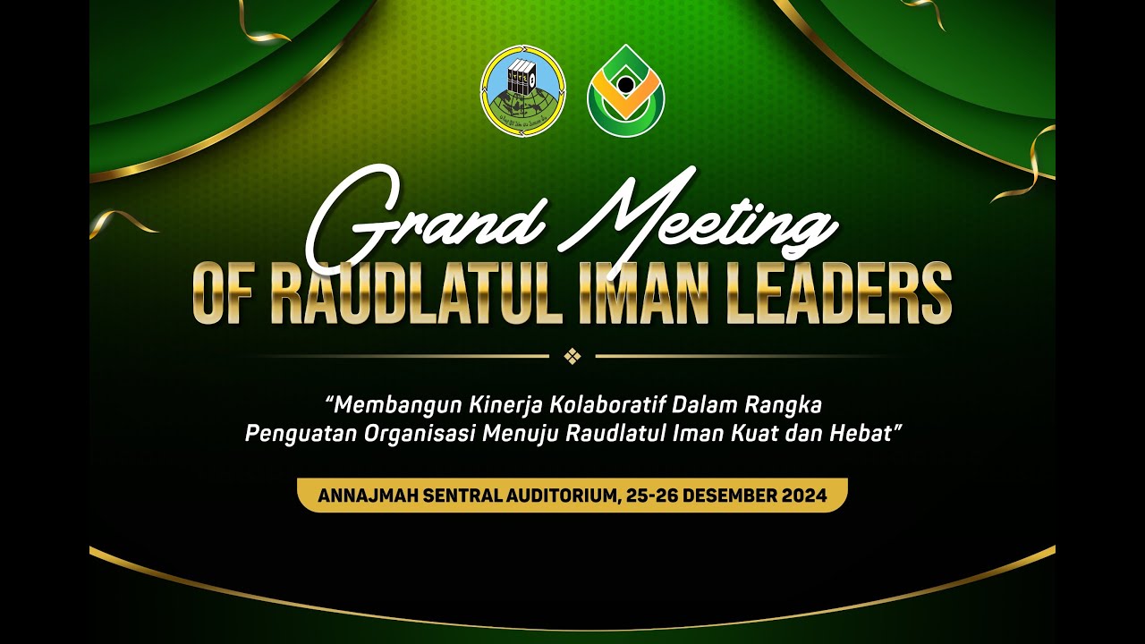 🔴 LIVE - GRAND MEETING OF RAUDLATUL IMAN LEADERS 2024 - YouTube