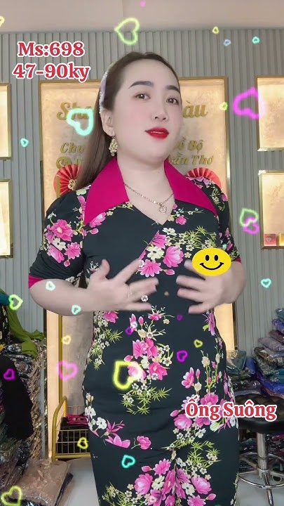 Ms:698 Thiết Kế Hoa Xuân Ống Suông - YouTube