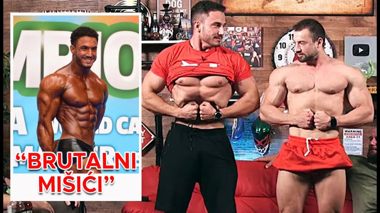 Filip Dropulić i Tomislav Strmečki poziraju pred Arnold Classic ...