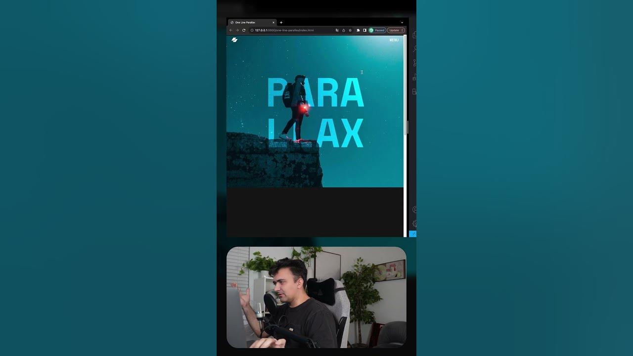 Parallax with One Line of CSS #css #html #programming #webdevelopment # ...