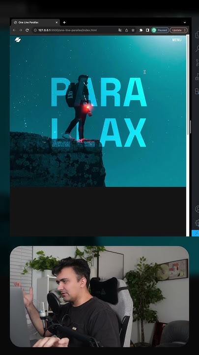 Parallax With One Line Of Css Css Html Programming Webdevelopment