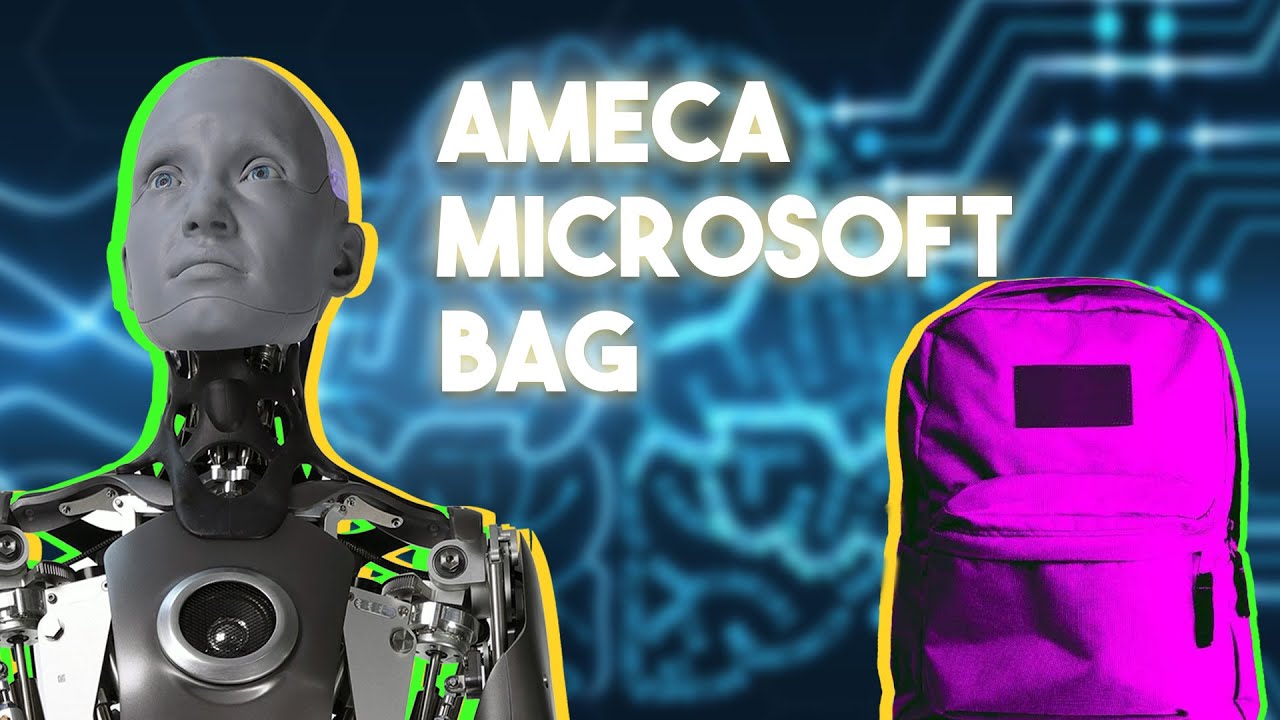Ameca Robot 'Free Thinking' Update + Microsoft New AI Backpack - YouTube