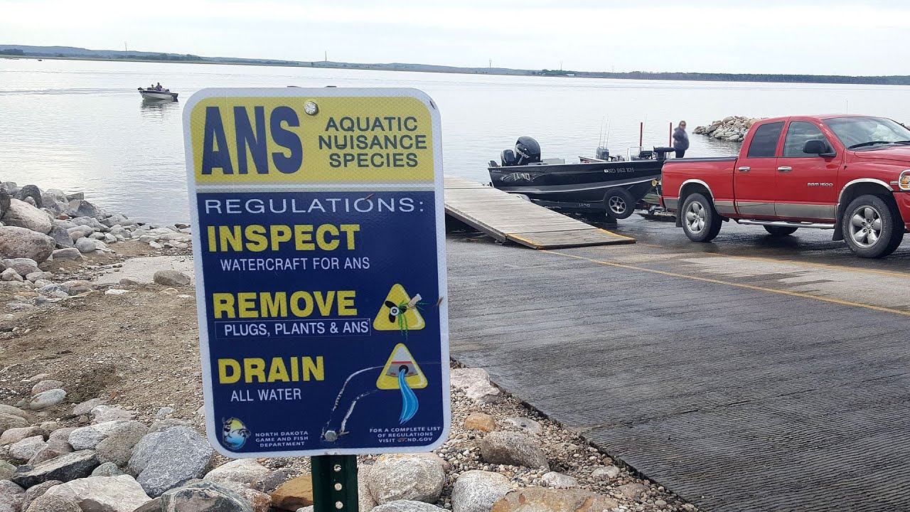 Aquatic Nuisance Species Boat Inspections - NDGNF - 06-30-2020 - YouTube