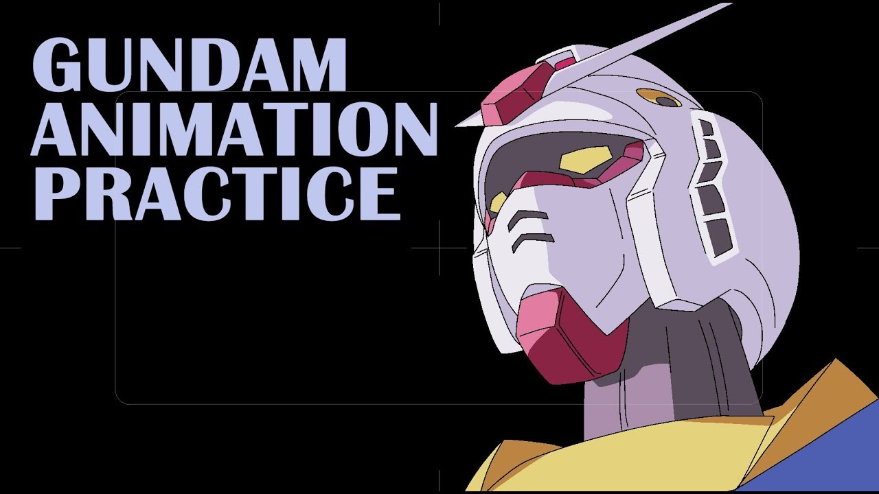 Gundam animation practice 3 - YouTube