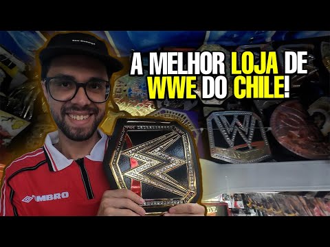 VISITEI A MELHOR LOJA DE WWE NO CHILE!! (gastei muito dinheiro kkkk)