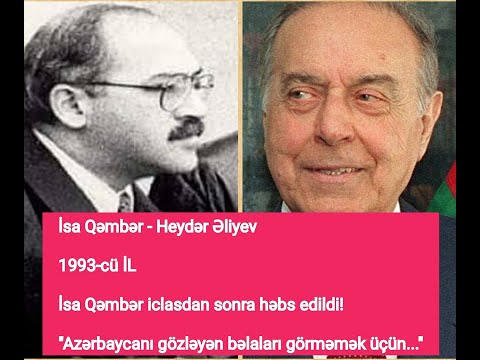 İsa Qəmbər təkbaşına Heydər Əliyev və komandasının cavabını verir (1993-cü il)