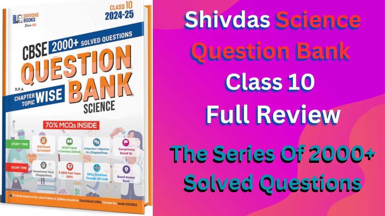 Shiv Das Science Question Bank For Class 10 The Series Of 2000 ...
