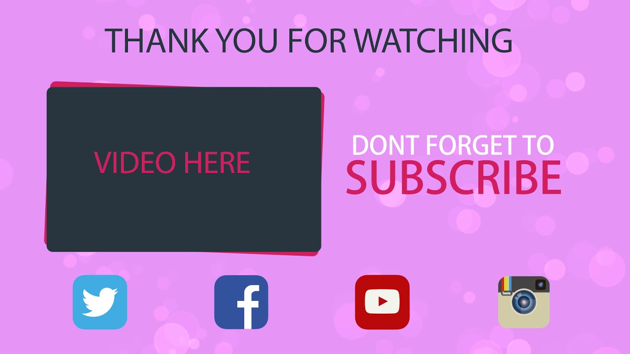 Outro Single Card 6 [FREE DOWNLOAD] - YouTube