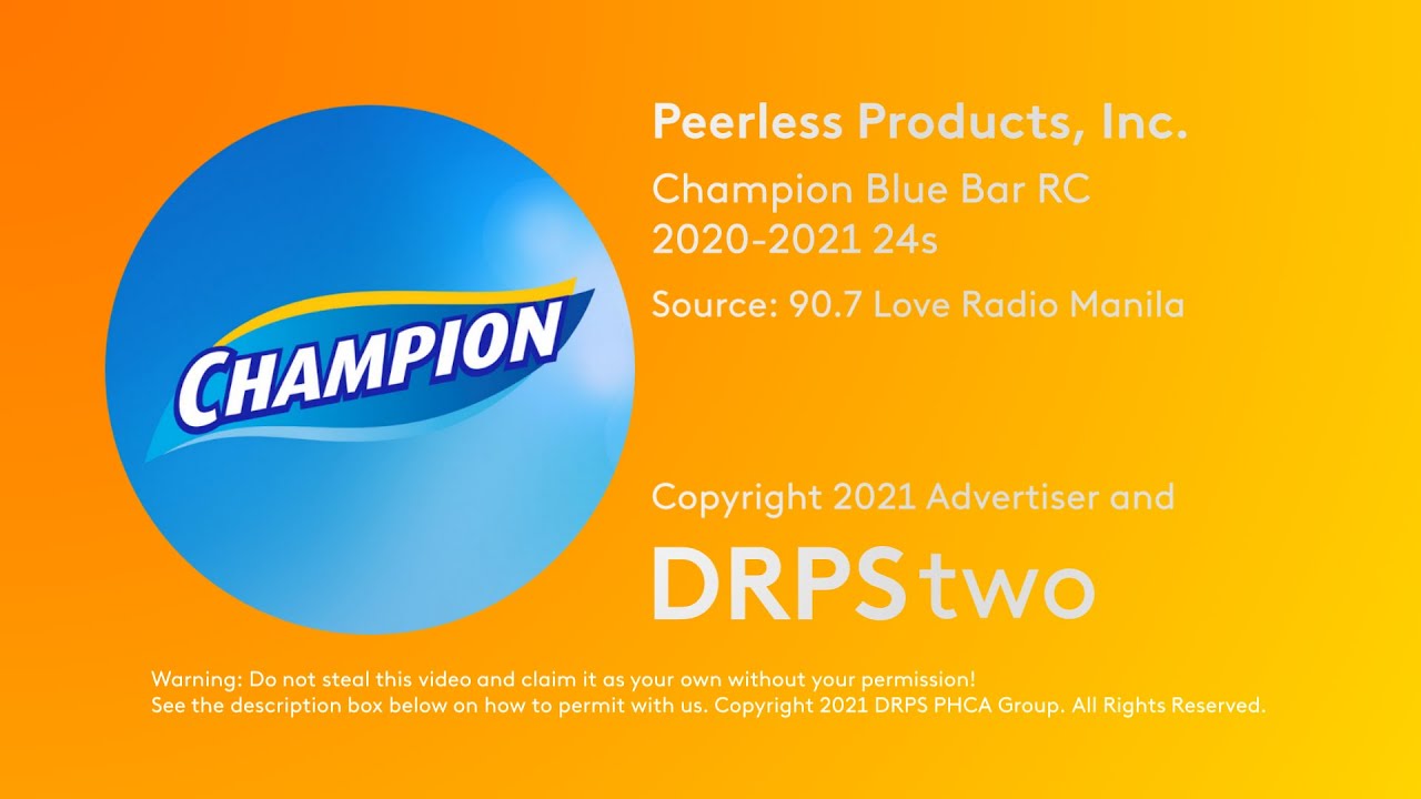 Champion Blue Bar Radio Commercial 2020-2021 24s (Tumatagal Version ...
