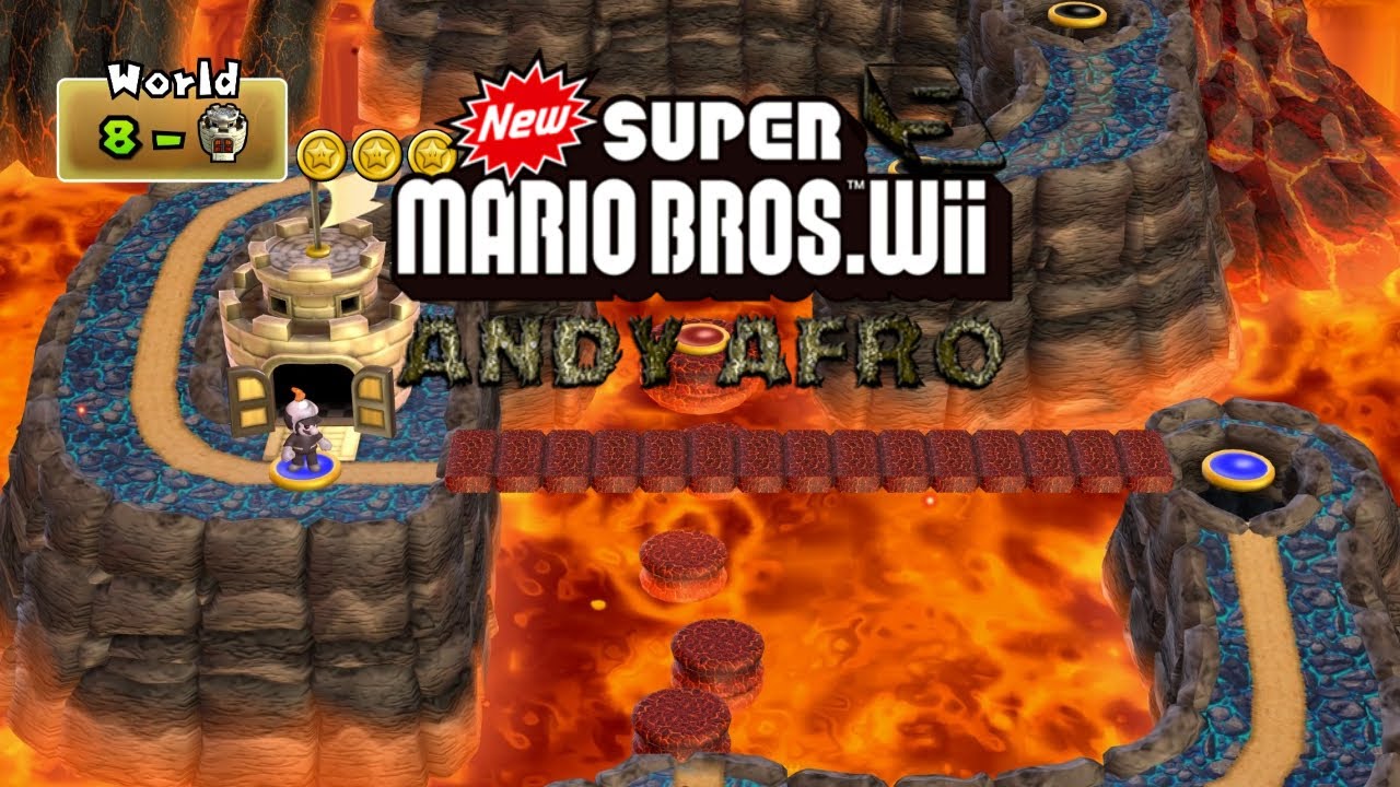 Andy Afro 5 New Super Mario Bros.Wii #26 Walkthrough 100% - YouTube